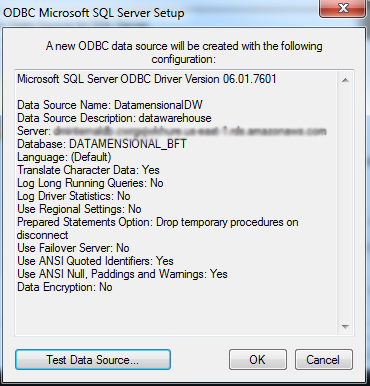 ODBC - Test - Datamensional - Analytics Consulting, Weather Data, Data ...